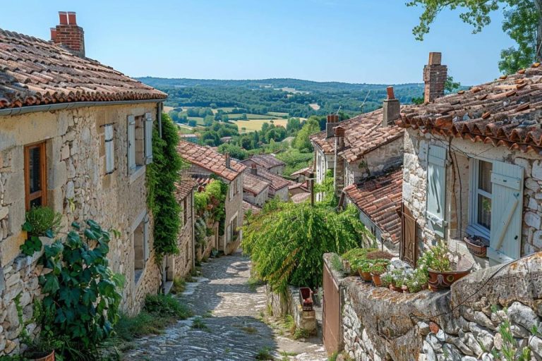 Un village pittoresque avec des vues magnifiques au coeur de la Drome