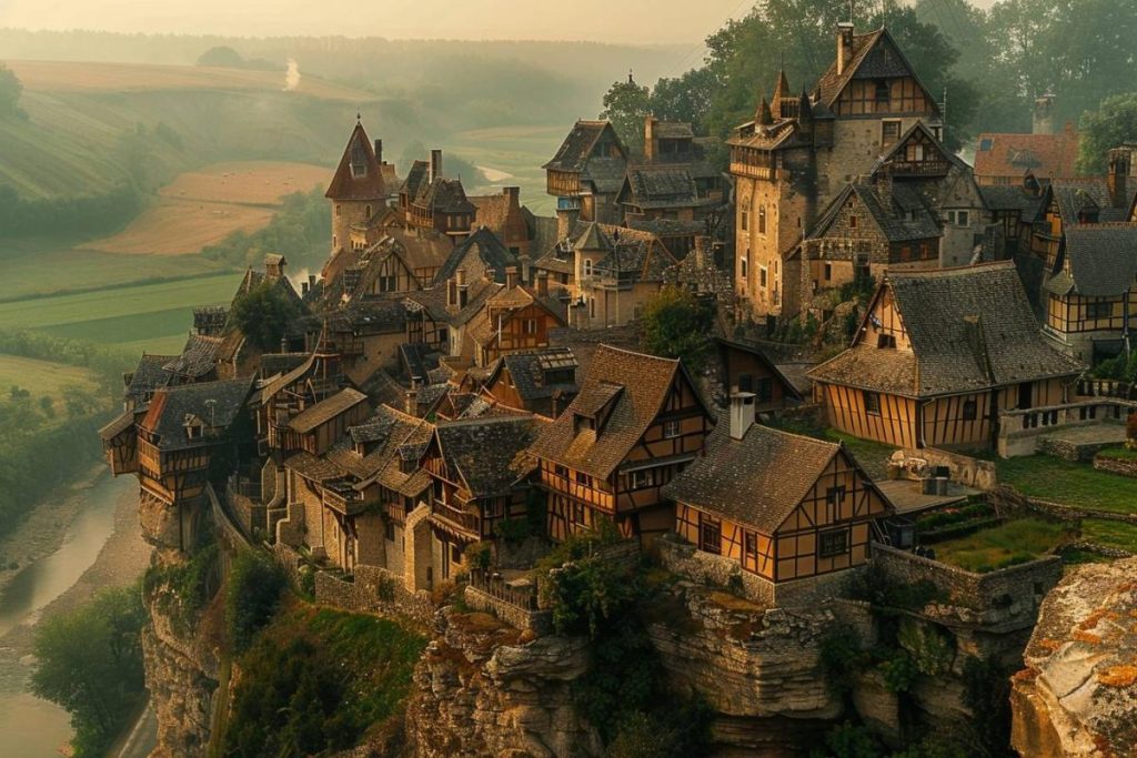 Perché sur un piton rocheux, ce village emblématique du Lot est un chef ...