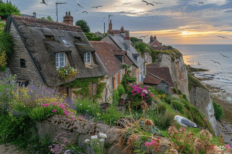 À l’entrée de la Normandie, ce village pittoresque en bord de mer est ...