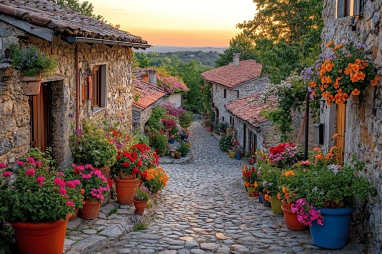 Ce village perché iconique, célèbre bien au-delà des frontières, est ...