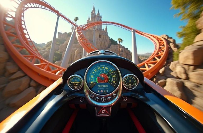 Vitesse de l'attraction Flight Force à Disneyland Paris : données ...